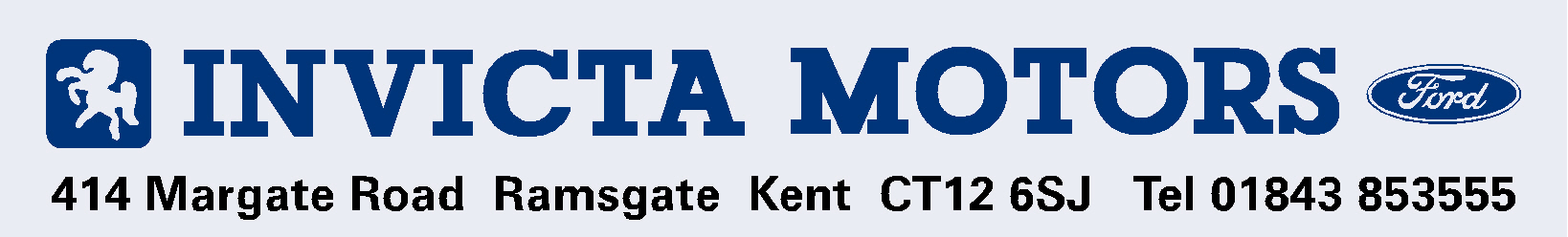 Invicta Motors - Ramsgate Kent - Ford - Dealer Sticker