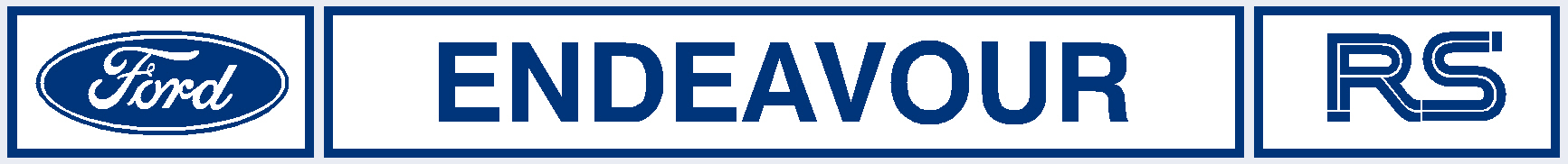 Endeavour - Brighton - Ford - Dealer Sticker / DMB Graphics Ltd