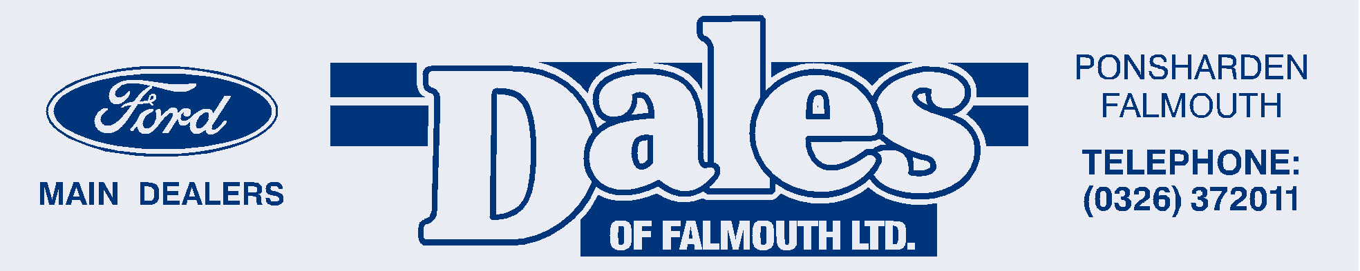 Dales of Falmouth - Ford - Dealer Sticker / DMB Graphics Ltd