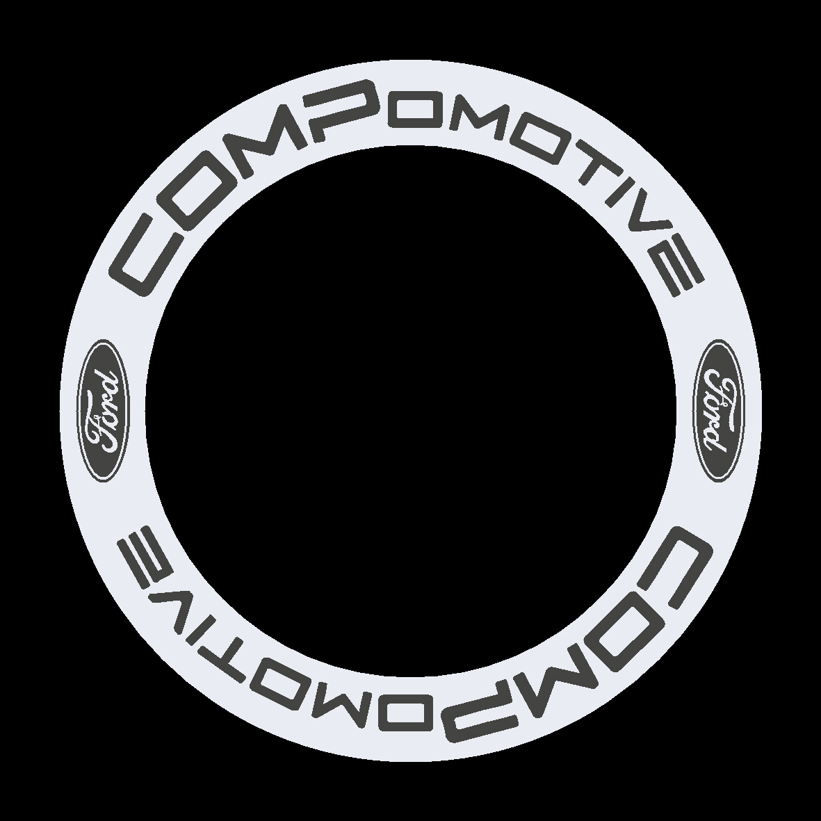 Compomotive Wheel Decals with Ford Logos - 2018 Edition