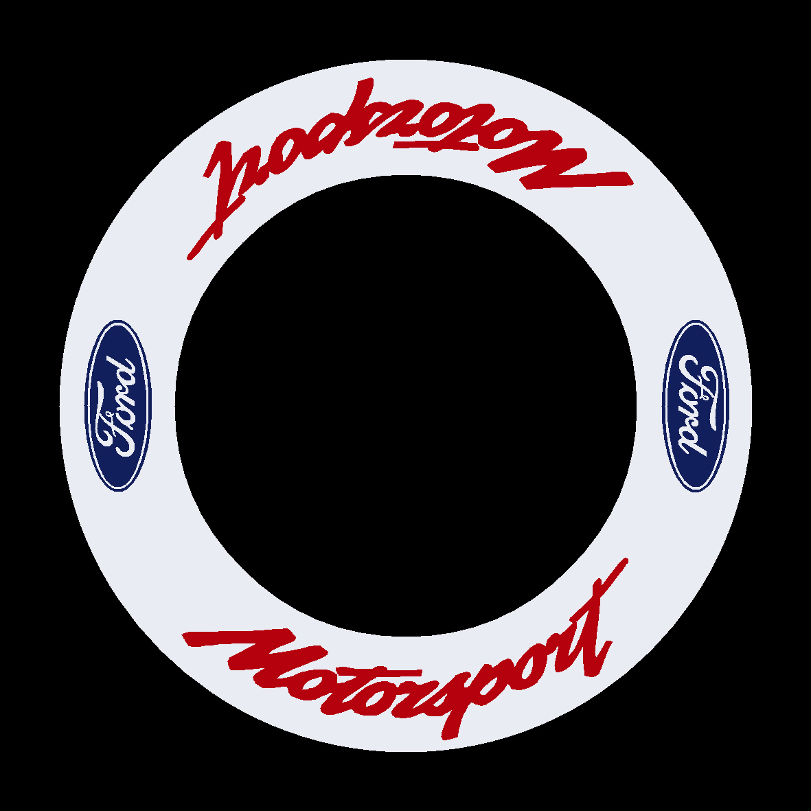 Ford Motorsport Wheel Decals - Blue/Red / DMB Graphics Ltd