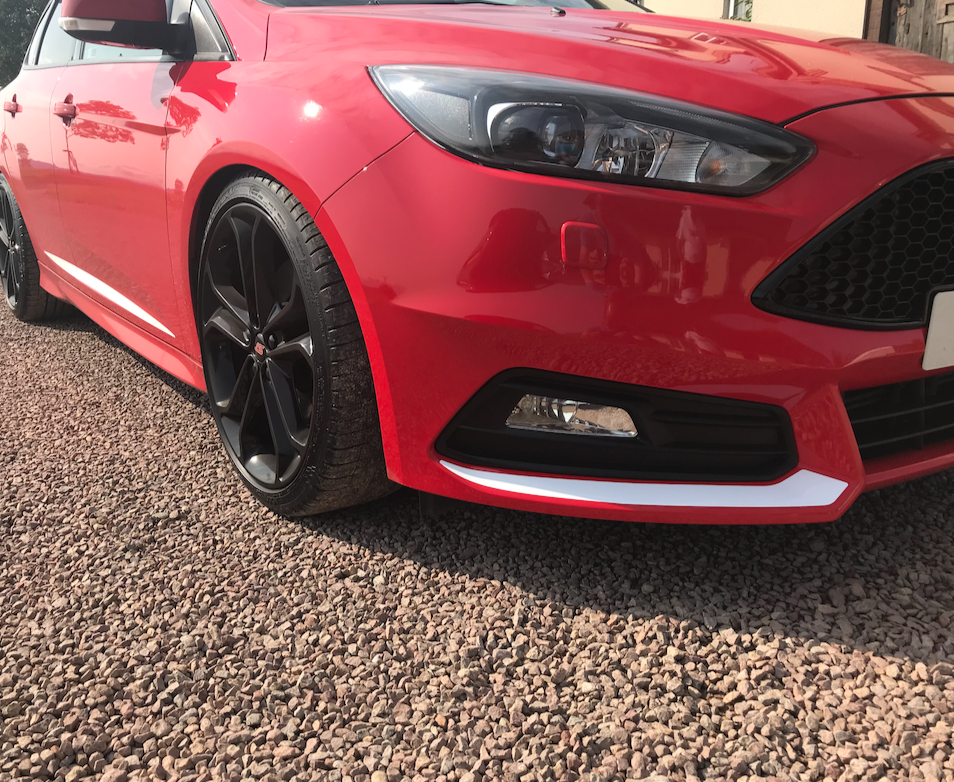 Focus Mk3.5 ST250 Facelift Lower Front Bumper Accent Decals