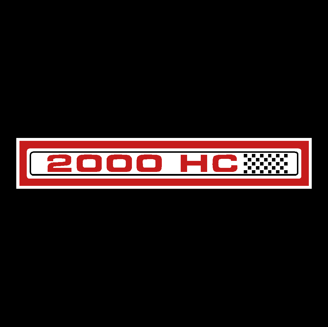 2000 HC Rocker Cover Decal / DMB Graphics Ltd