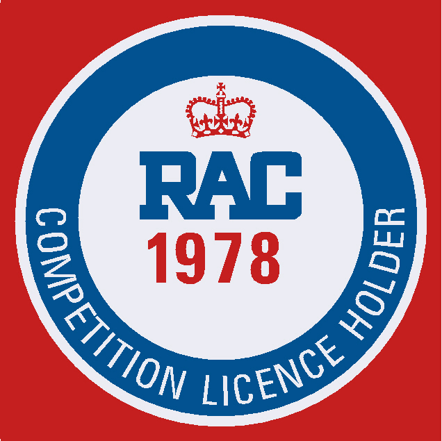 RAC Competition Licence Holder 1978 Decal / DMB Graphics Ltd