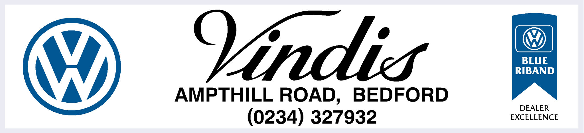 Vindis - Bedford - VW - Dealer Sticker / DMB Graphics Ltd