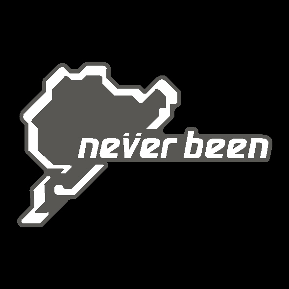 Nurburgring 'Never Been' Track Decal - New Style