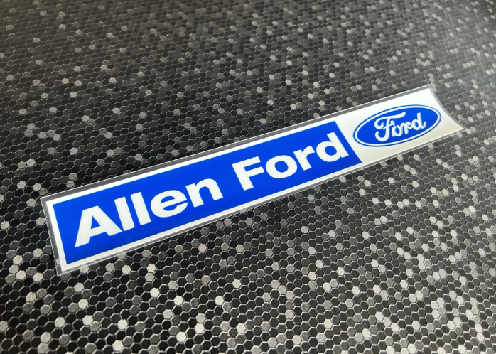 Allen Ford - Ford - Dealer Sticker / DMB Graphics Ltd