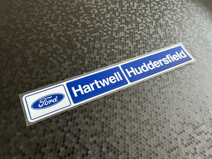 Hartwell - Huddersfield - Ford - Dealer Sticker