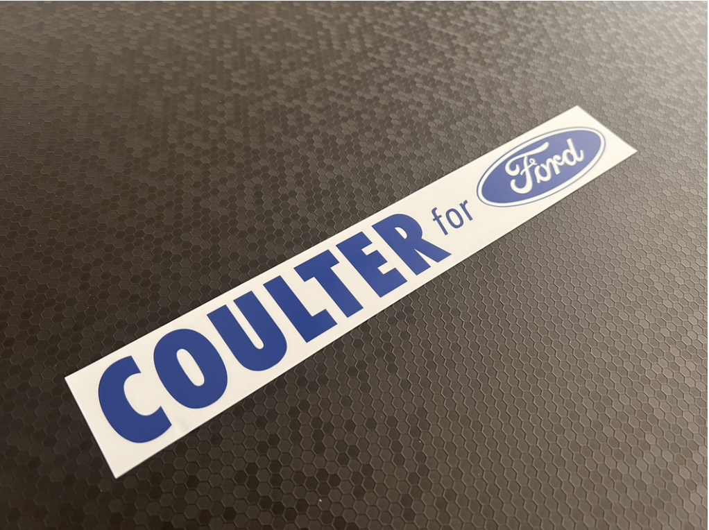 Coulter for Ford - Belfast - Ford - Dealer Sticker
