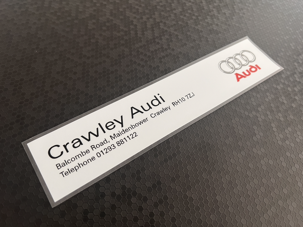 Crawley Audi - West Sussex - Dealer Sticker / DMB Graphics Ltd