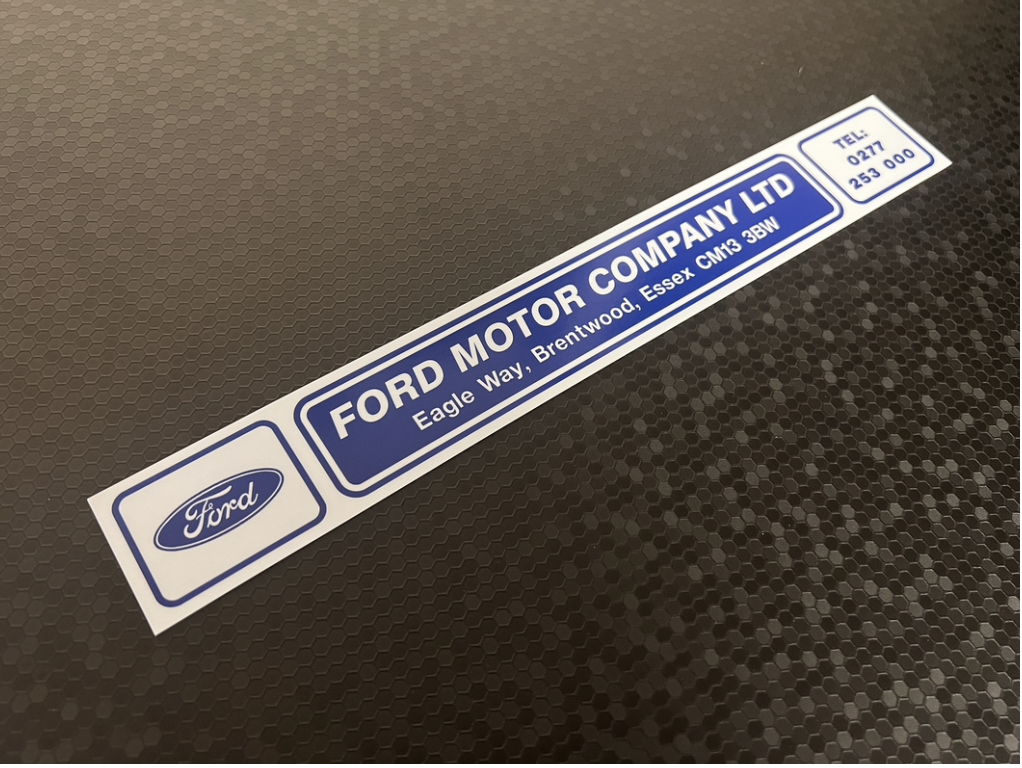 Ford Motor Company - Brentwood - Dealer Sticker