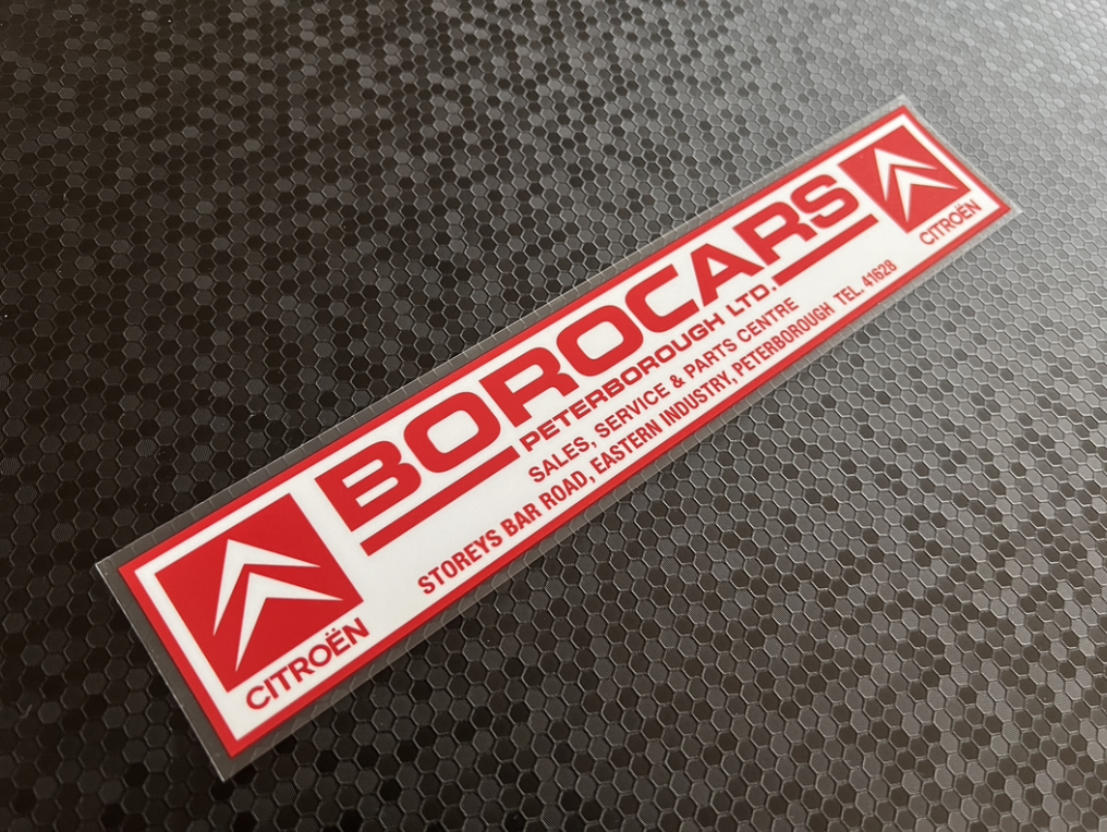 Borocars - Peterborough - Citroen - Dealer Sticker