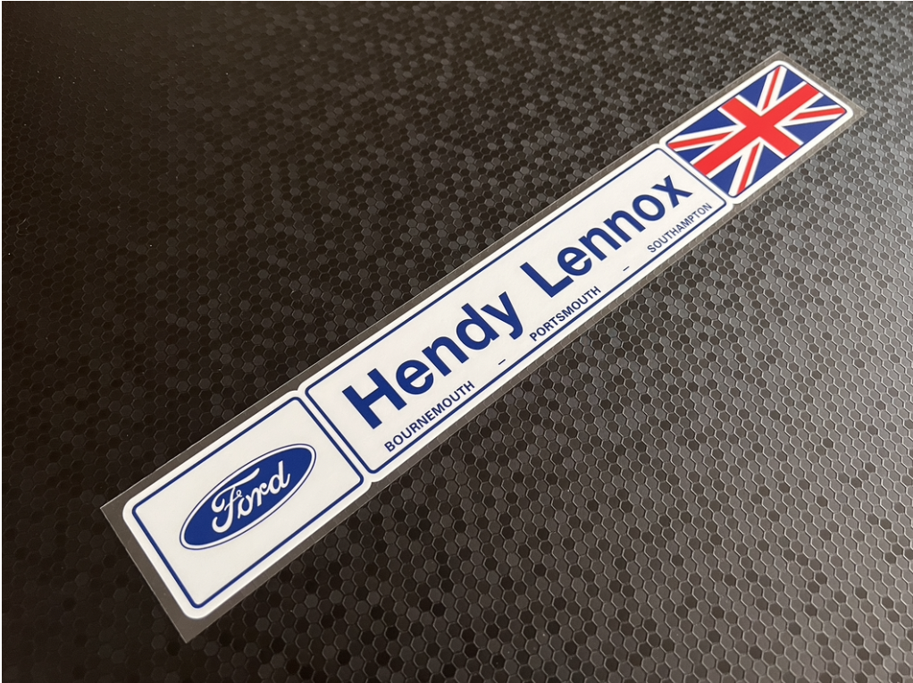 Hendy Lennox - Bournemouth Portsmouth Southampton - Ford - Dealer Sticker