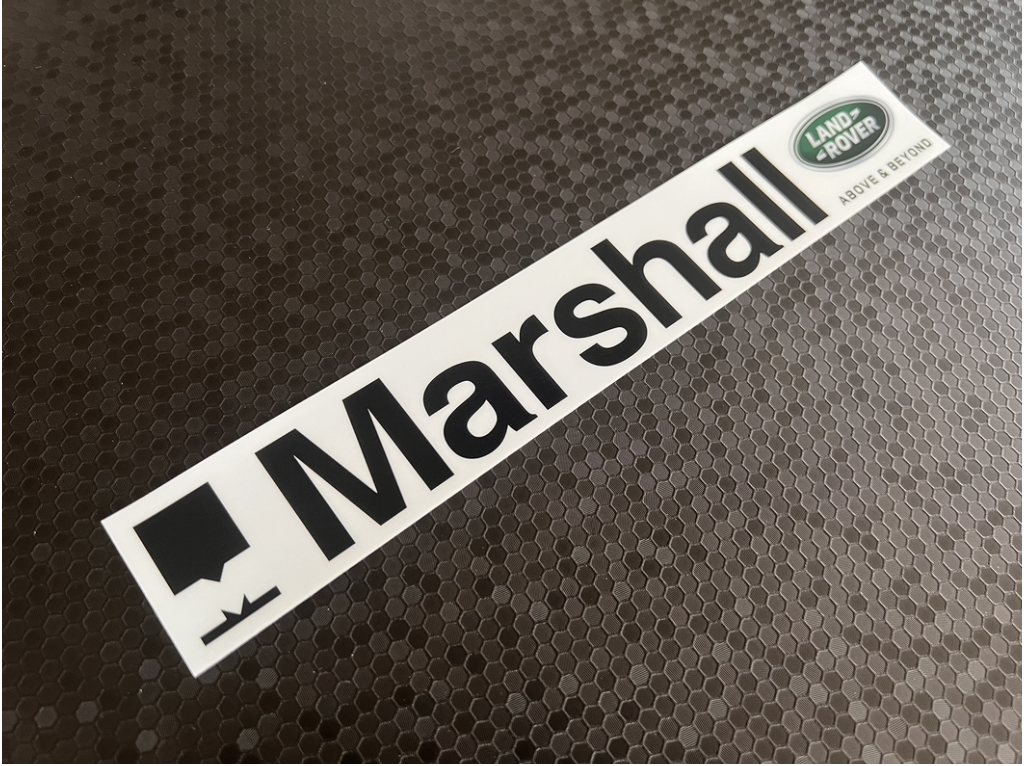 Marshall Land Rover - Dealer Sticker / DMB Graphics Ltd