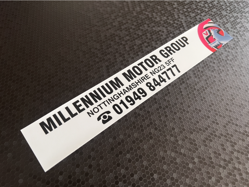 Millenium Motor Group - Nottingham - Vauxhall - Dealer Sticker