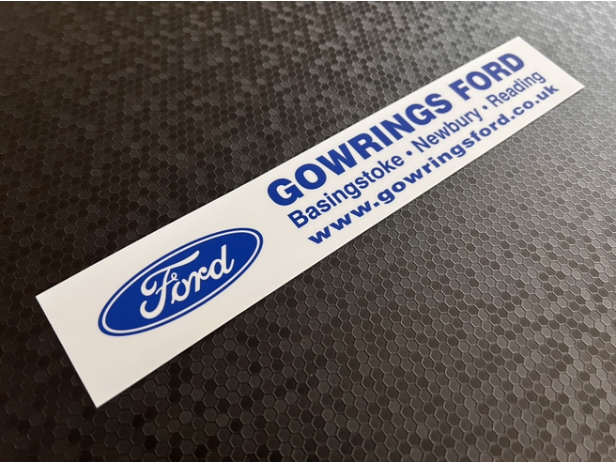 Gowrings Ford - Basingstoke Newbury Reading - Dealer Sticker