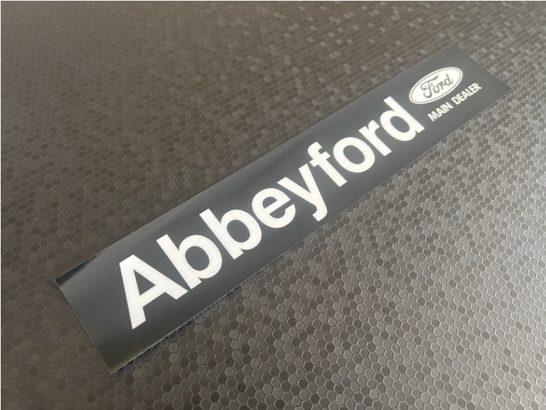 Abbeyford - Ford - Dealer Sticker / DMB Graphics Ltd