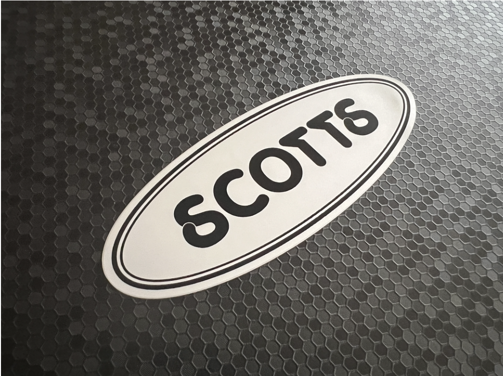 Scotts - VW Audi - Oval Dealer Sticker / DMB Graphics Ltd