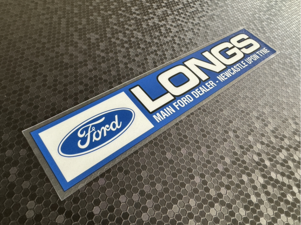 Longs - Newcastle - Ford - Dealer Sticker - V2