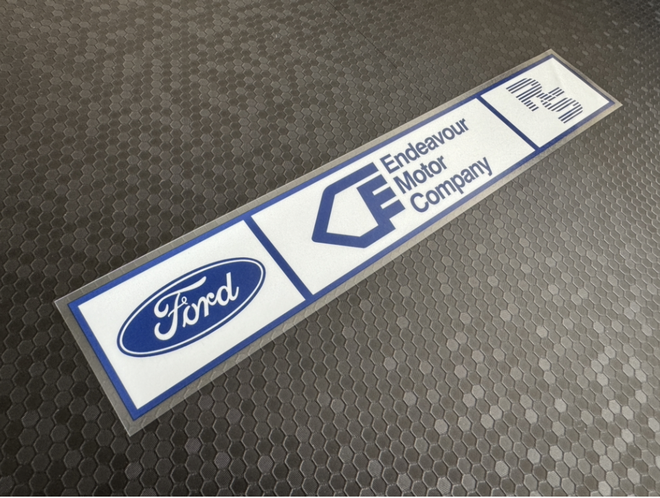 Endeavour Motor Company - Ford - Dealer Sticker