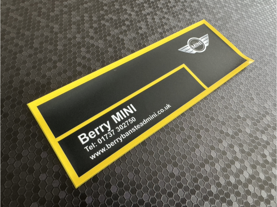 Berry Mini - Dealer Sticker / DMB Graphics Ltd