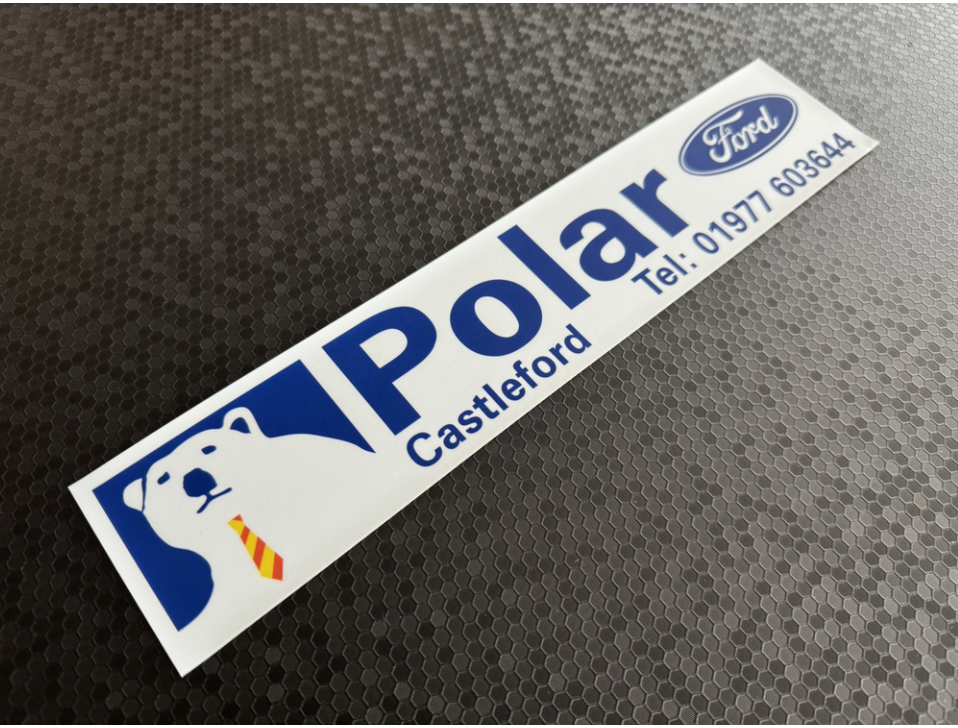 Polar Ford - Castleford - Dealer Sticker / DMB Graphics Ltd