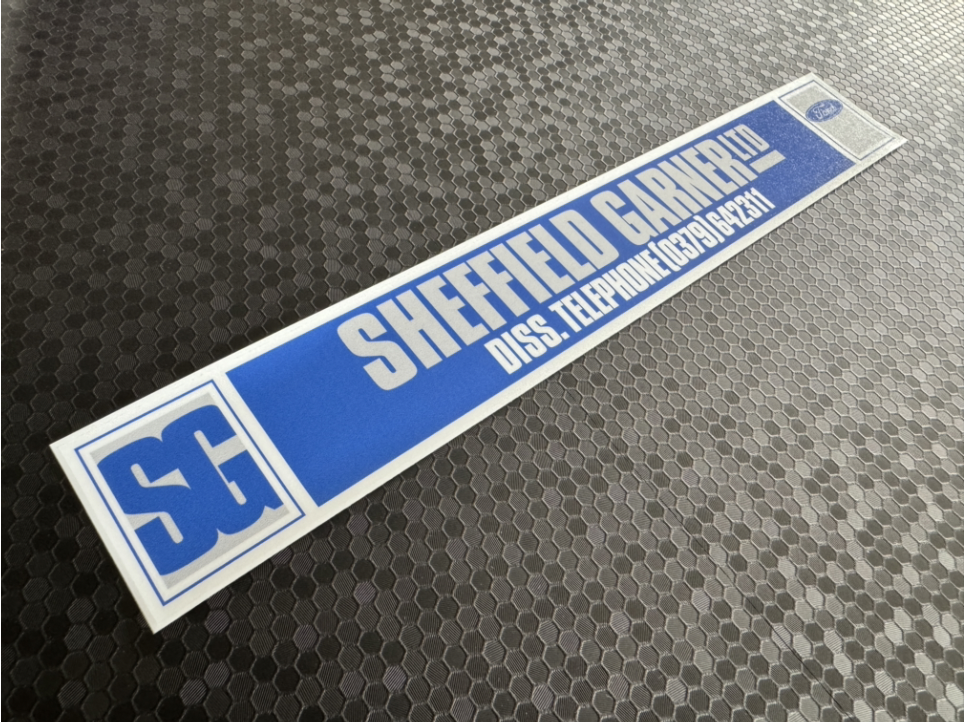 Sheffield Garner - Diss Norfolk - Ford - Dealer Sticker