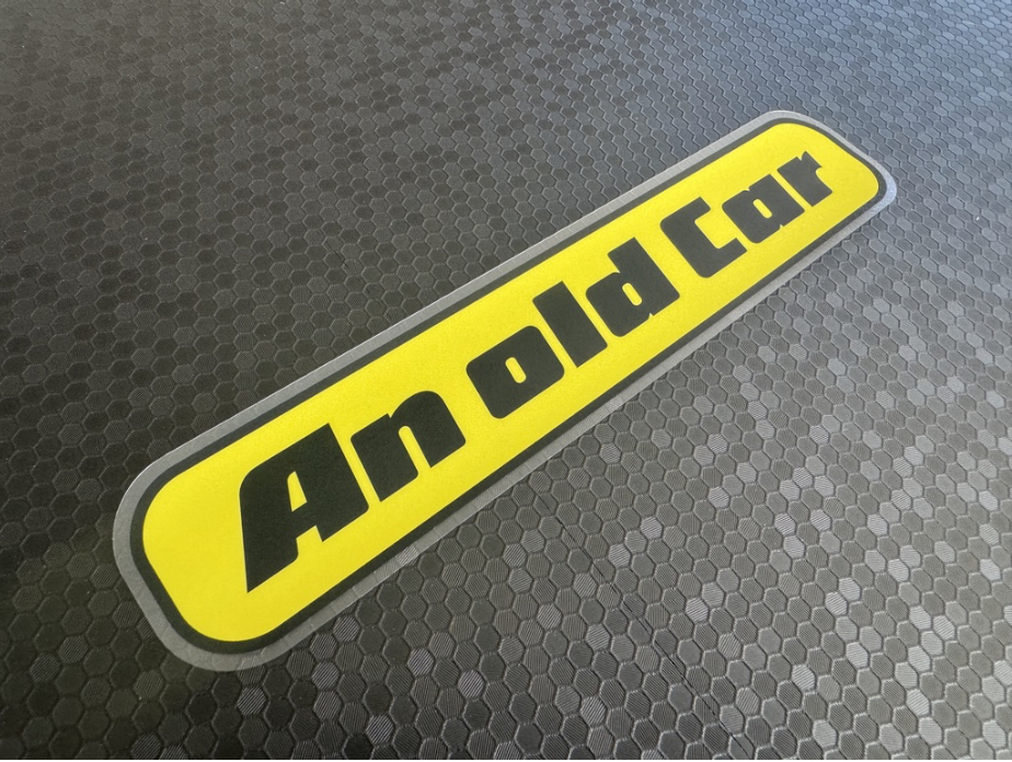 An Old Car - Dealer Sticker / DMB Graphics Ltd