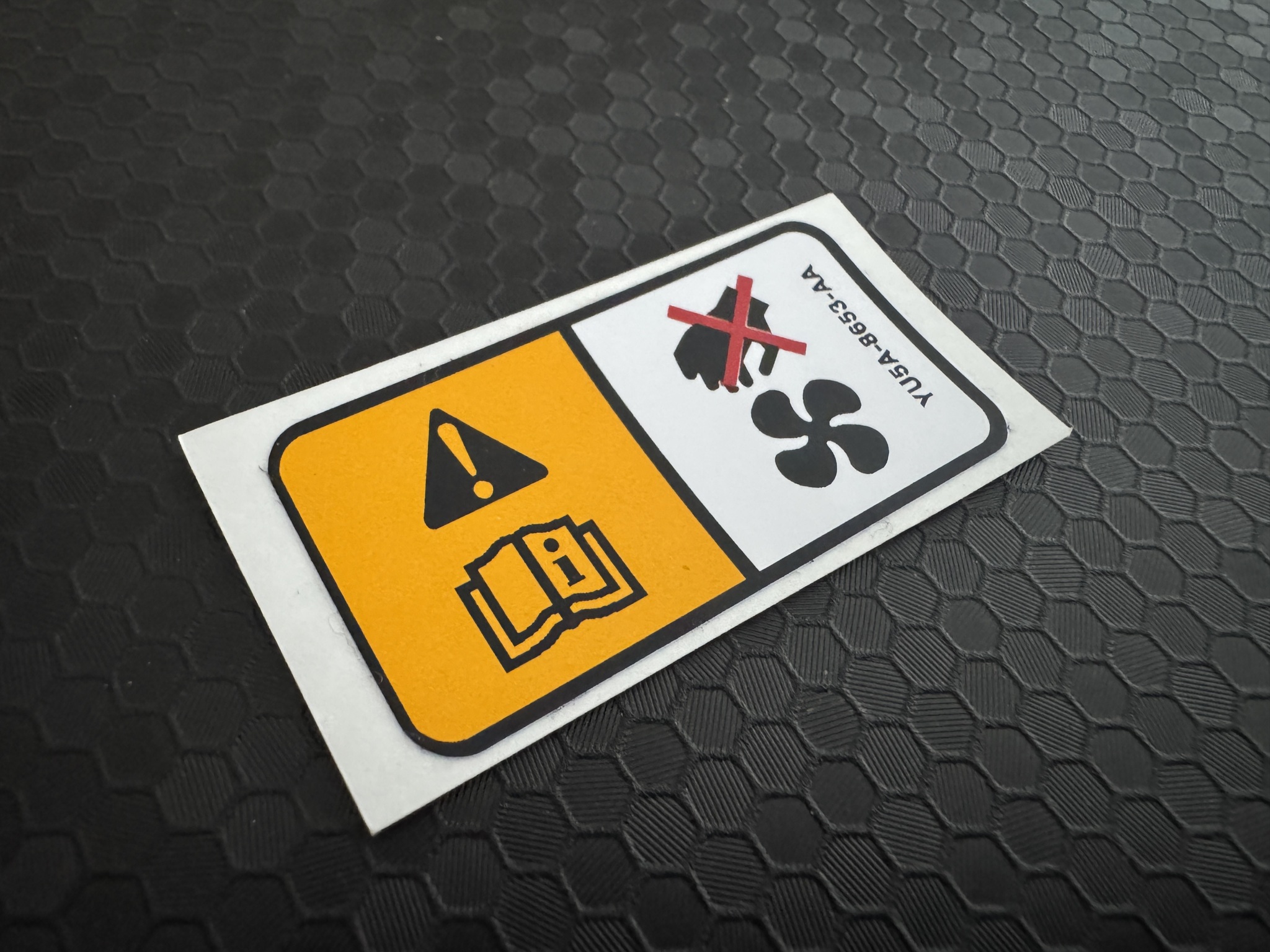 Focus Mk1 - Radiator Warning decal / DMB Graphics Ltd