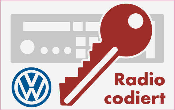 Volkswagen Radio Code Decal / DMB Graphics Ltd